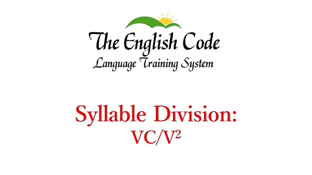 Syllable Divisions